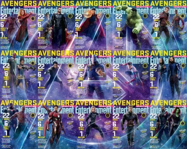 EW Release 15 'Avengers: Infinity War' Covers - Age of The Nerd