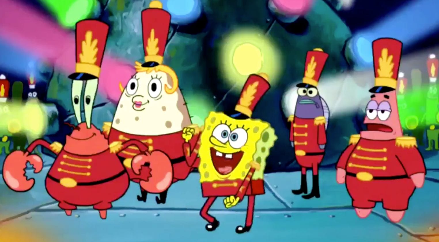 SpongeBob Surprised Super Bowl LIII Crowd During Pepsi Halftime Show ...